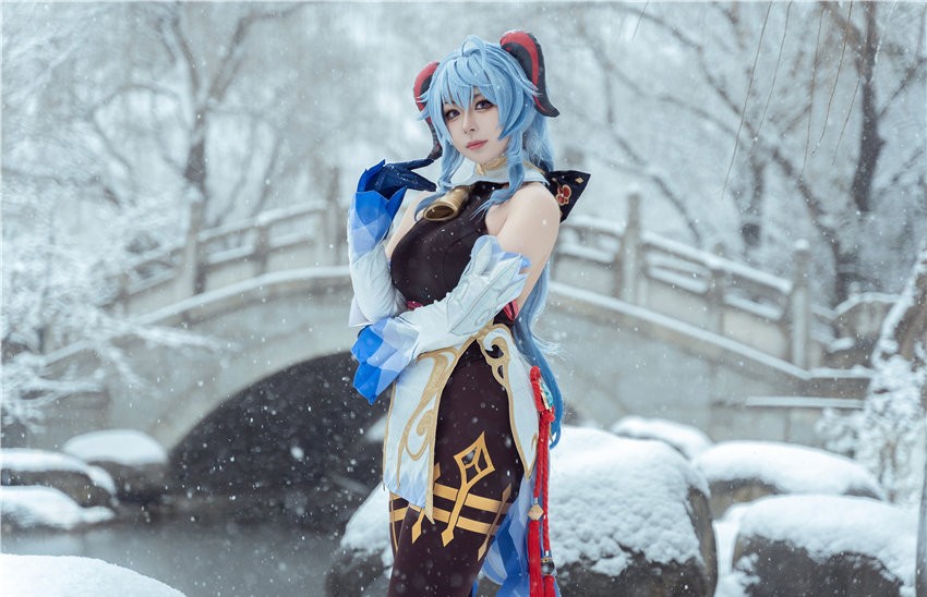 虎森森 雪景甘雨 [42P-298MB]-九月乐园