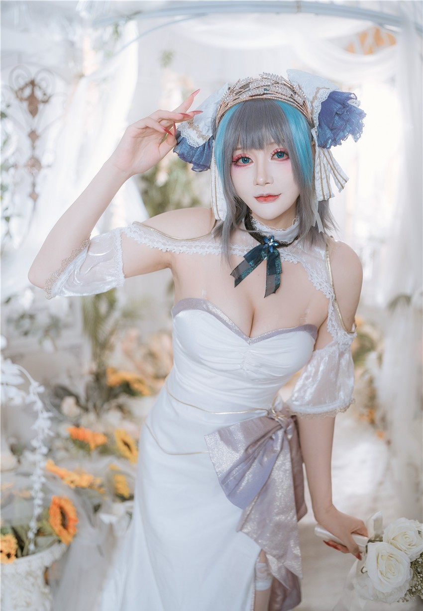 兔胖胖min 柴郡 礼服 [40P-674MB]-九月乐园